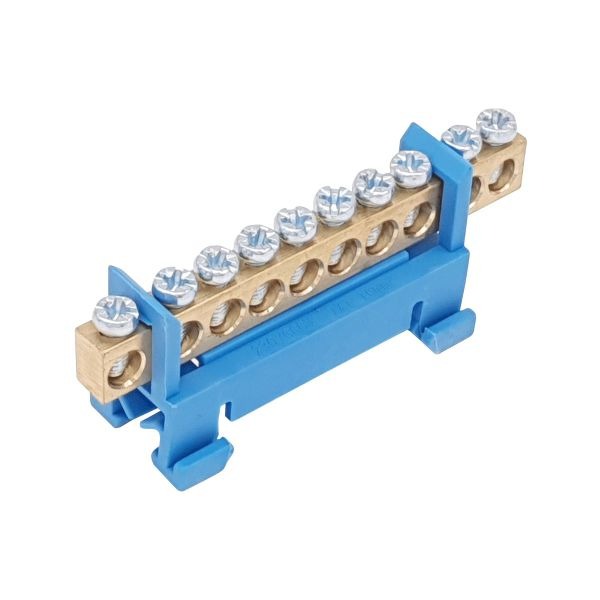 Din Rail Busbar Clip In Blue – Proximate Electrical